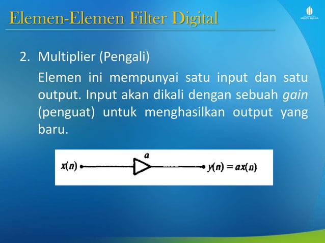 Slide week 1c introduction - filter digital | PPTX