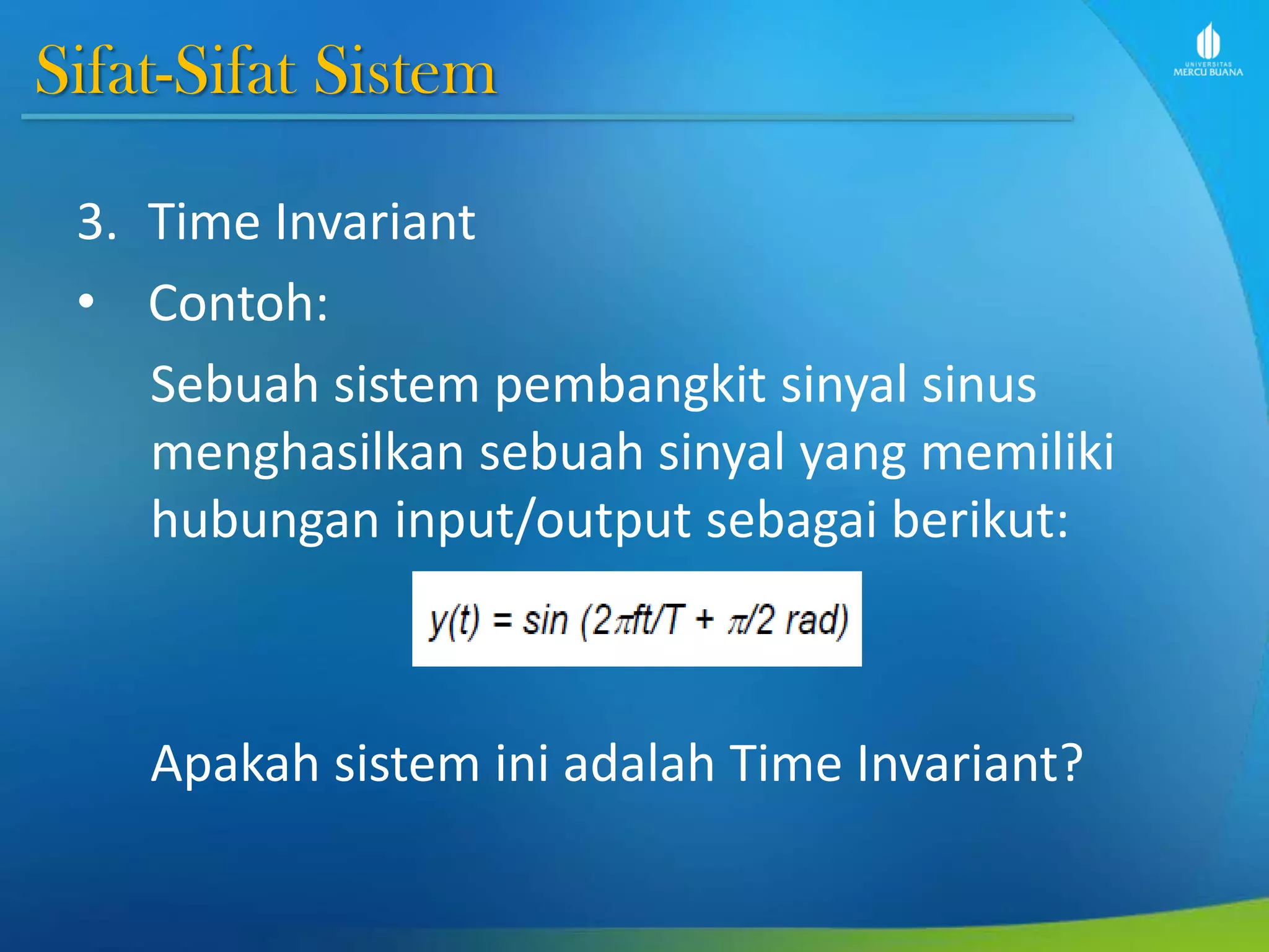 Pengolahan Sinyal Digital - Slide week 2 - sistem & sinyal waktu ...