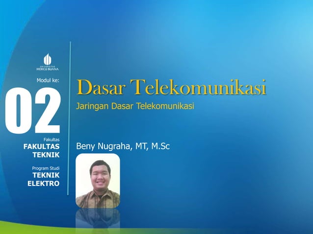 Dasar Telekomunikasi - Slide week 2a jaringan dasar telekomunikasi | PPT