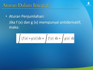 Matematika 2 - Slide week 3 - integral substitusi trigonometrik | PPTX