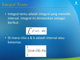 Matematika 2 - Slide week 3 - integral substitusi trigonometrik | PPTX