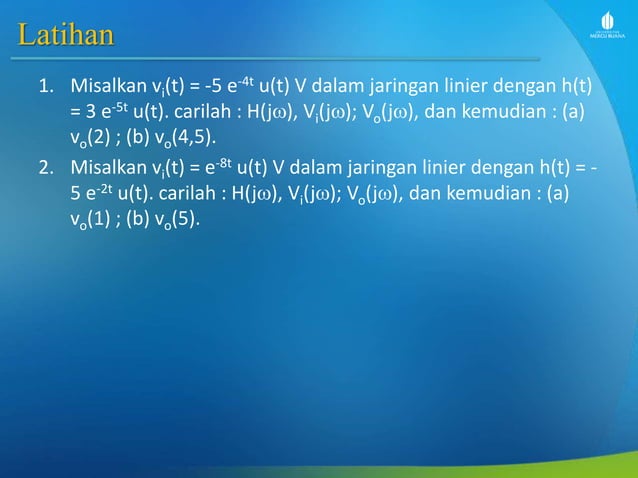 Pengolahan Sinyal Digital - Slide week 7 - DFT urutan waktu diskrit | PPTX