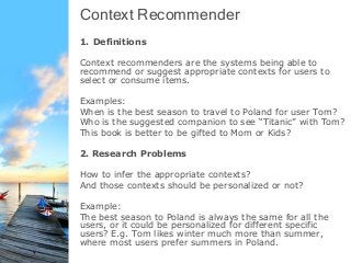 [WI 2014]Context Recommendation Using Multi-label Classification | PPT