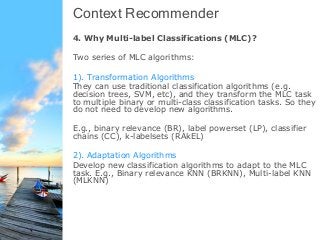 [WI 2014]Context Recommendation Using Multi-label Classification | PPT