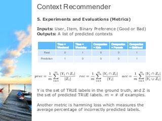 [WI 2014]Context Recommendation Using Multi-label Classification | PPT
