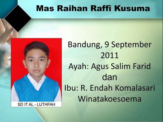 contoh slide nama-nama siswa wisuda SD.ppt
