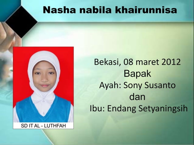 contoh slide nama-nama siswa wisuda SD.ppt