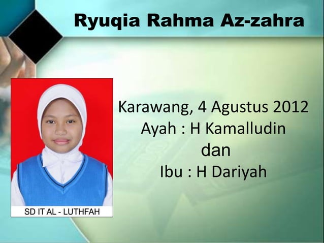 contoh slide nama-nama siswa wisuda SD.ppt