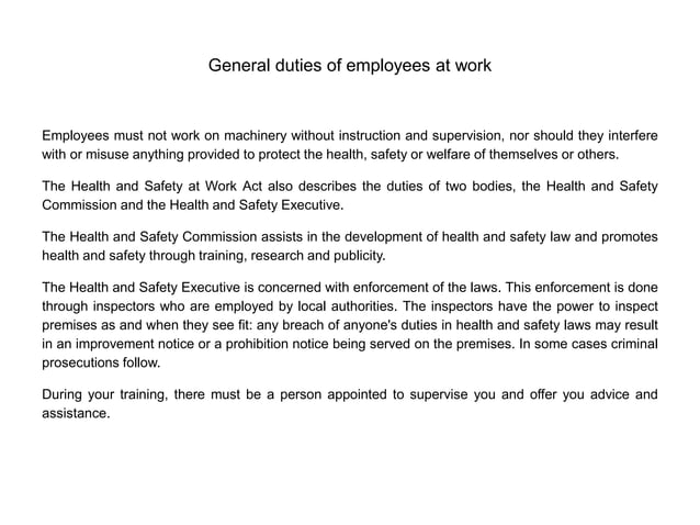 Working Safely in an Engineering Environment | PPTX