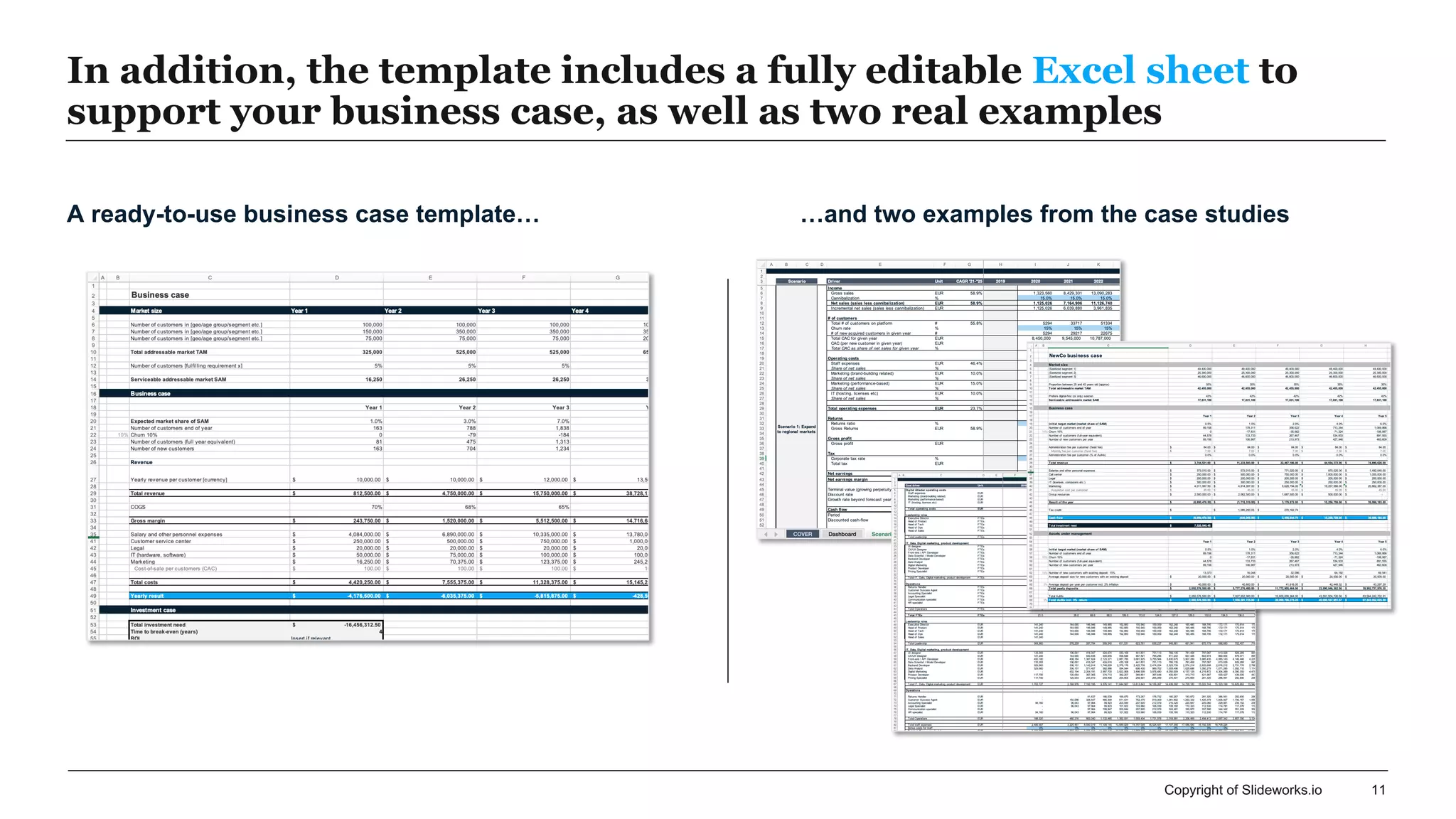 Business Case Template 2024 - By ex-Mckinsey and BCG consultants | PDF