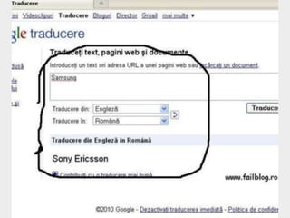 Google Translate Fails | PPTX