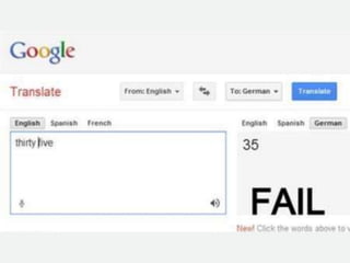 Google Translate Fails | PPTX