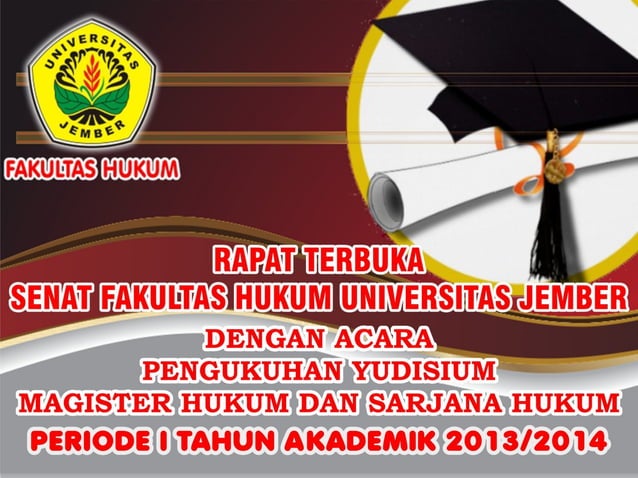 Slide yudisium periode I Th Akademik 2013-2014 | PPT