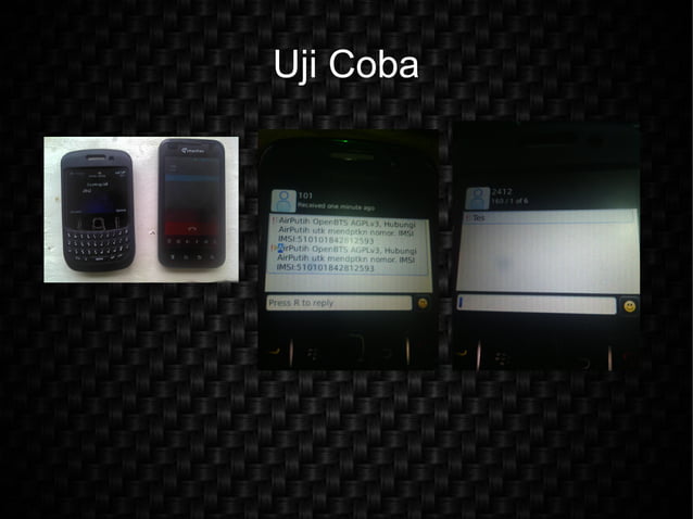 Membangun BTS untuk Teknologi GSM dengan Menggunakan OpenBTS | PPT