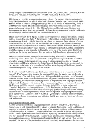 SLI: diagnostic dilemmas | PDF