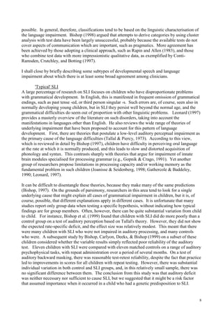 SLI: diagnostic dilemmas | PDF | Brain and Nervous System Disorders ...