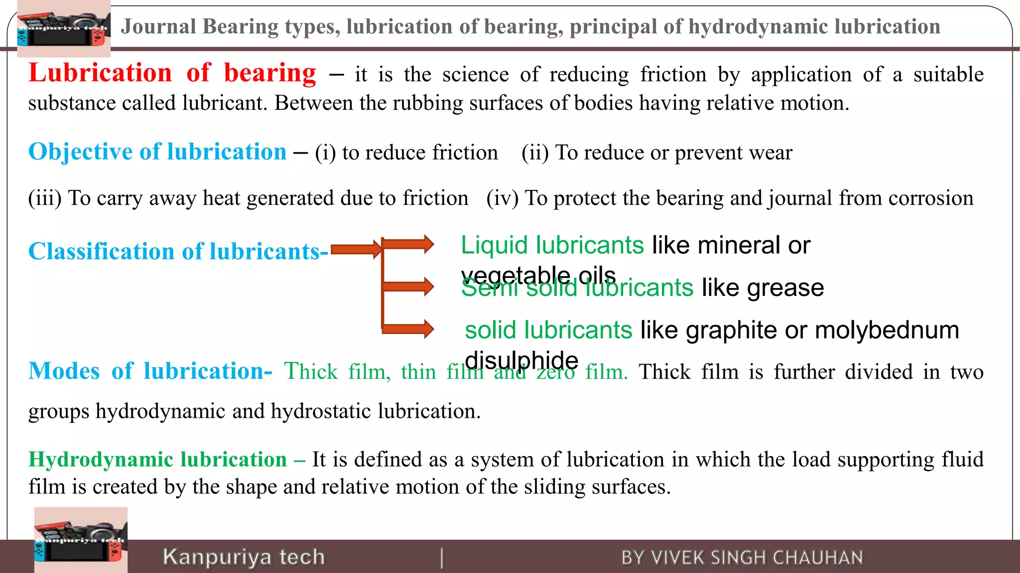 Sliding contact bearing part 1 | PPT