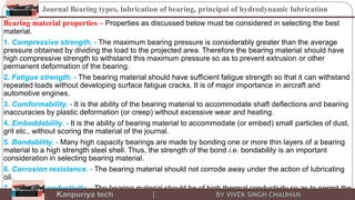Sliding contact bearing part 1 | PPTX