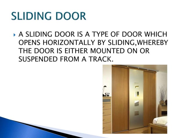 Sliding Door Architecture | PPTX | Track and Field | Sports