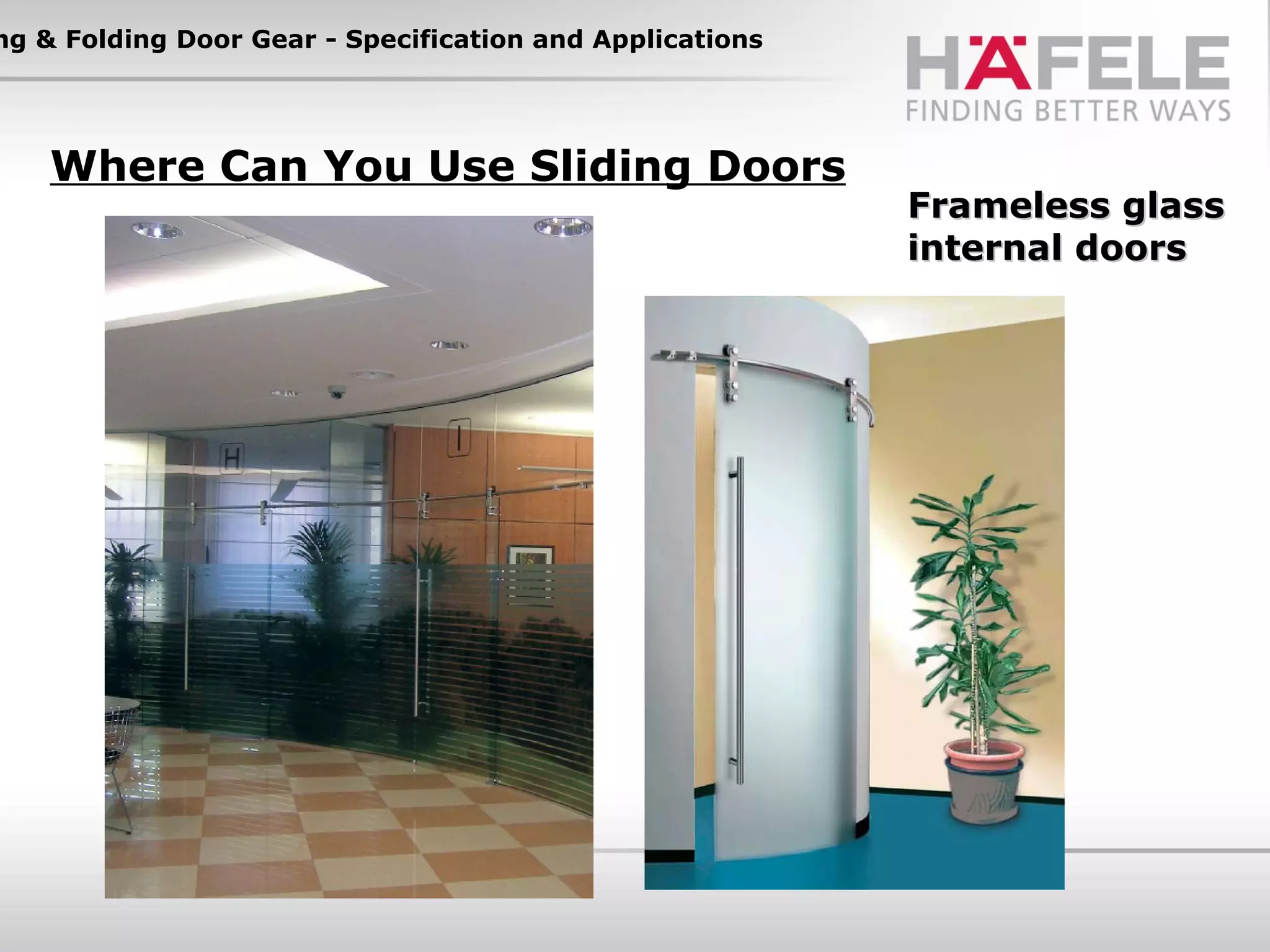 Sliding Door Gear Cpd1 Web Intro | PPT