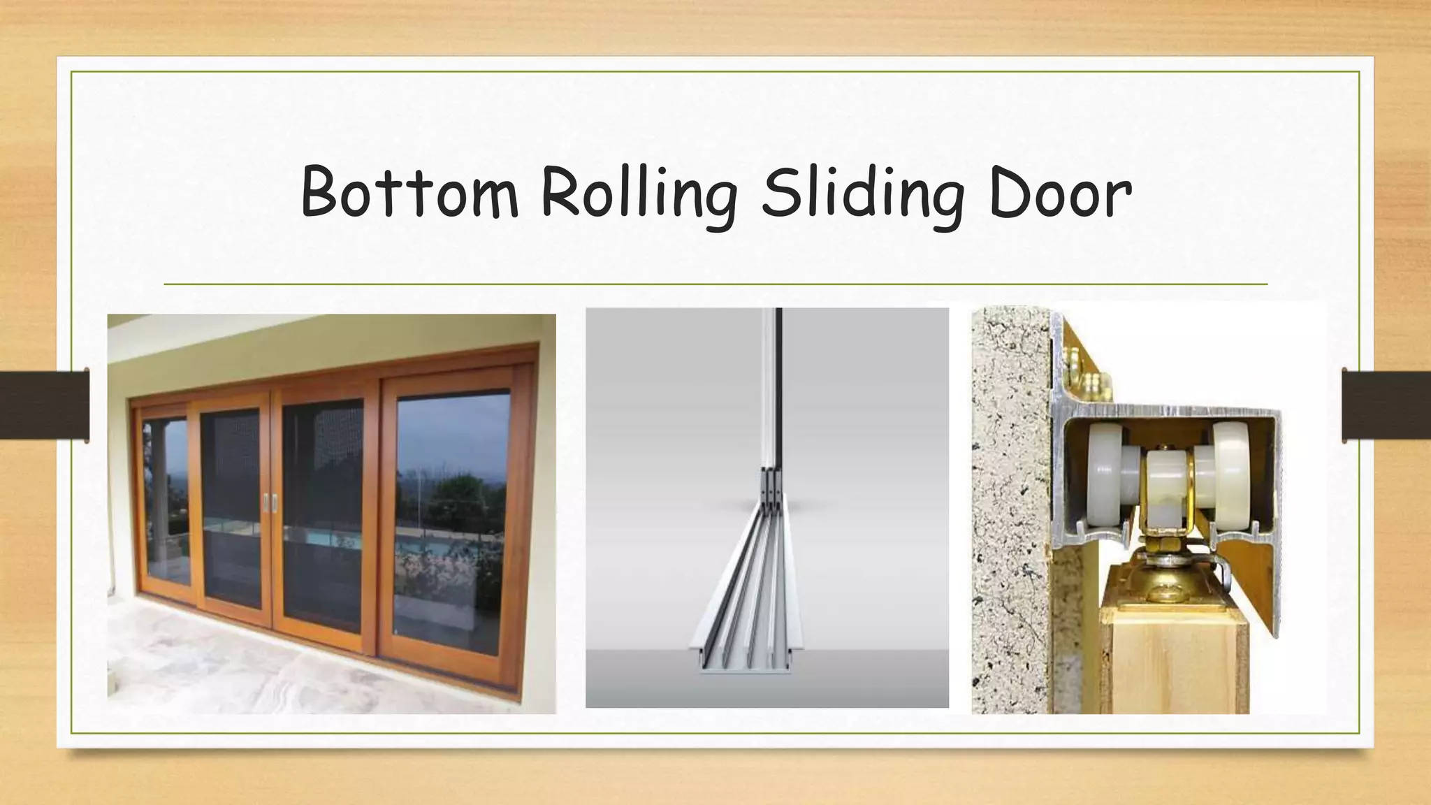 Sliding doors | PPTX