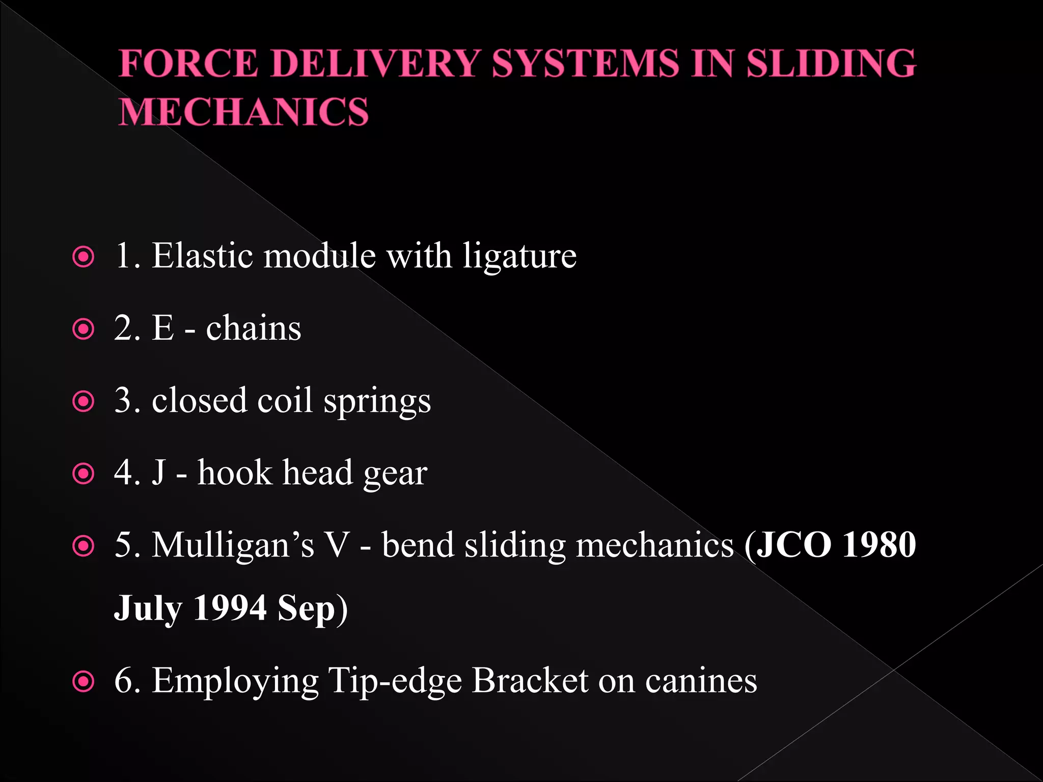 Sliding mechanics | PPTX