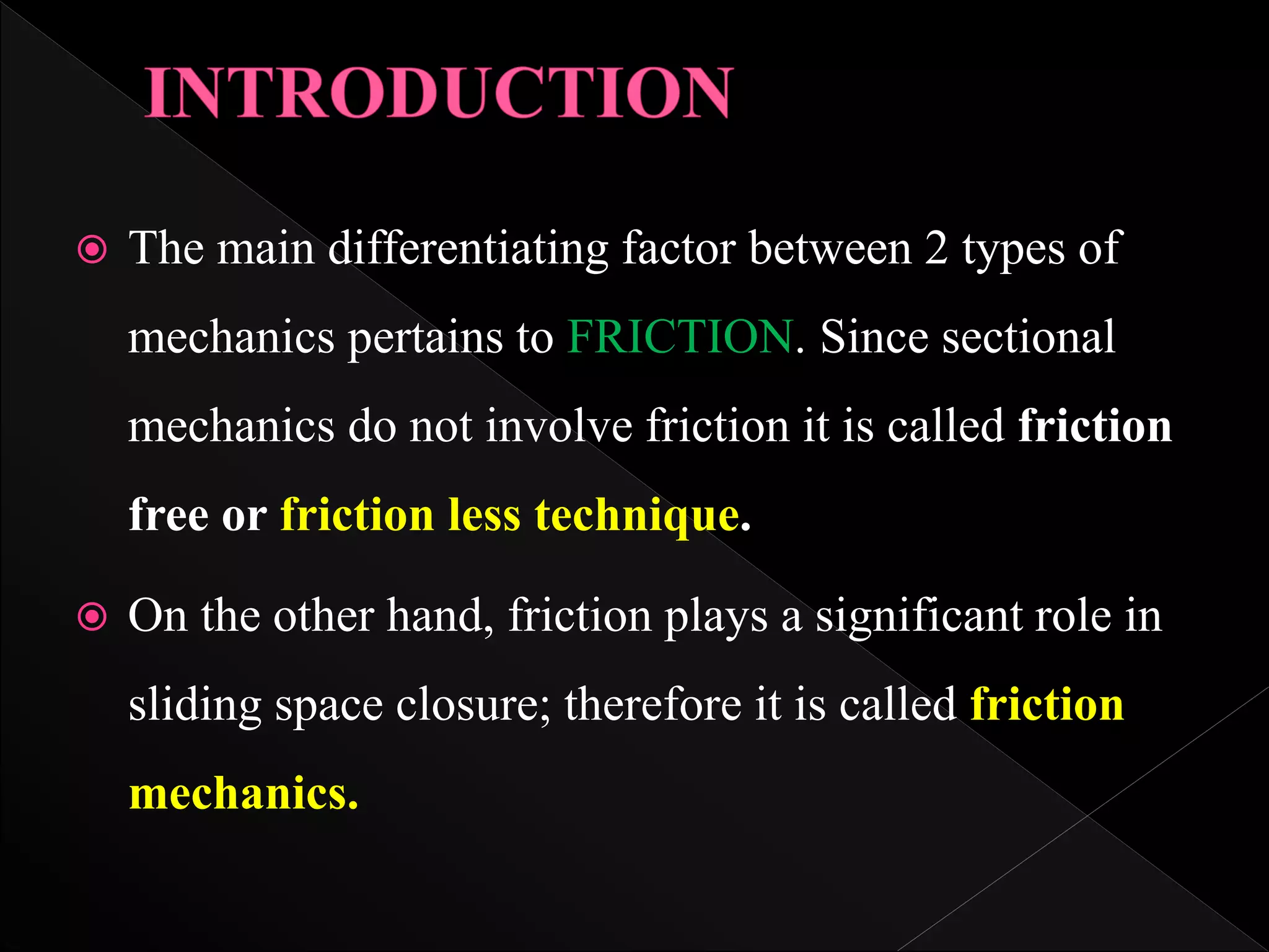 Sliding mechanics | PPTX