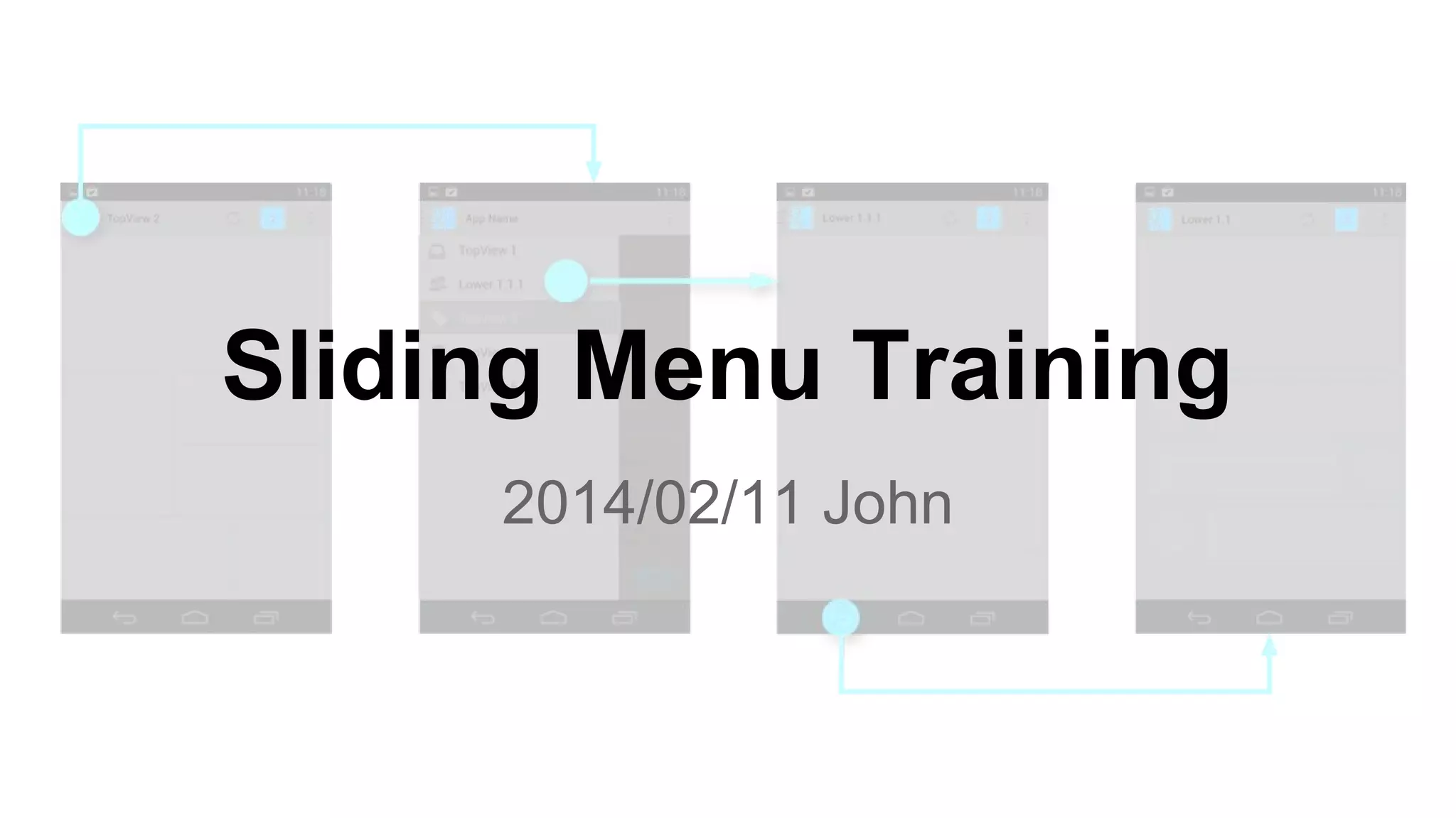 Android Training - Sliding Menu | PPT