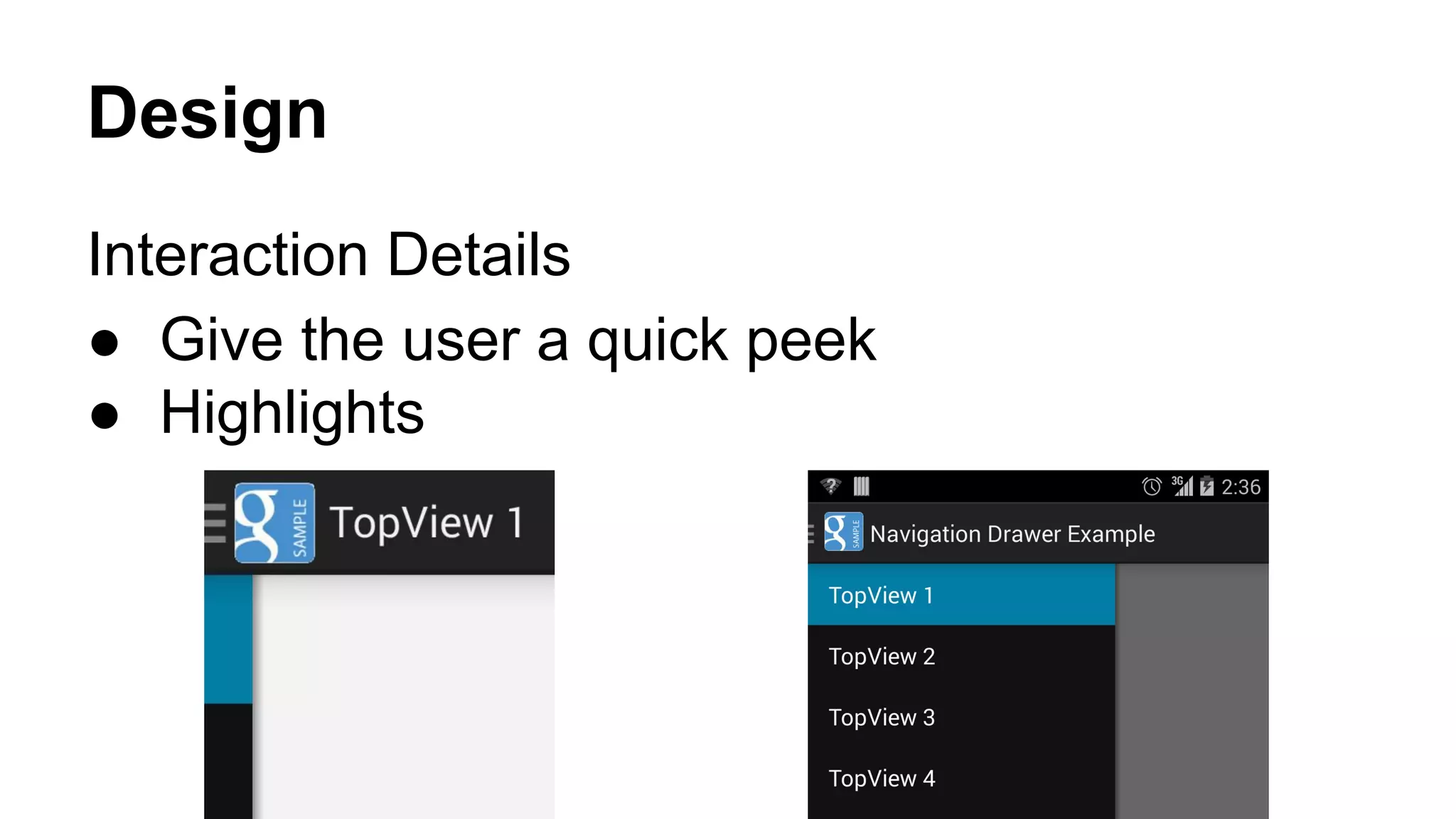 Android Training - Sliding Menu | PPT