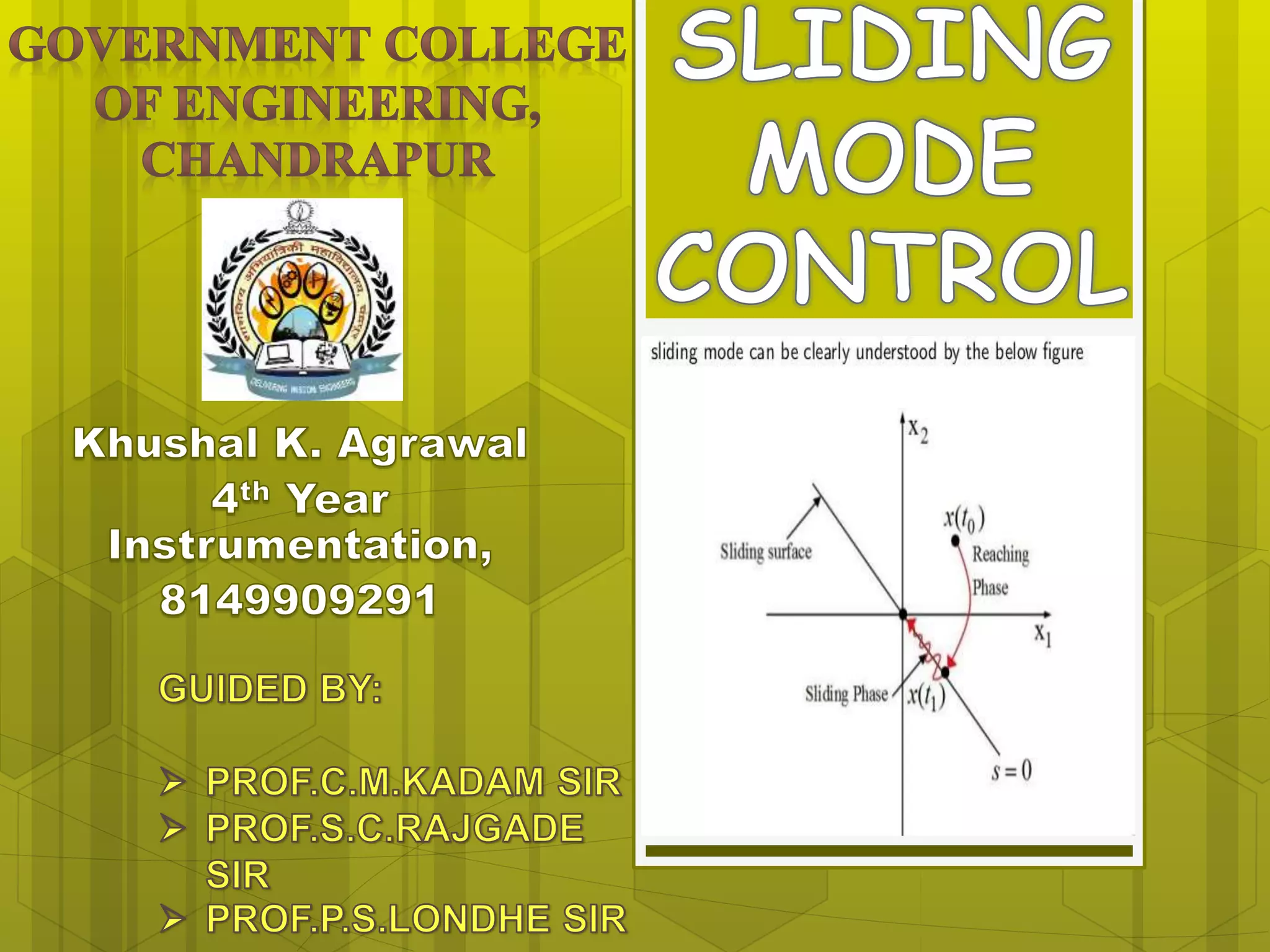 Sliding mode control | PPTX