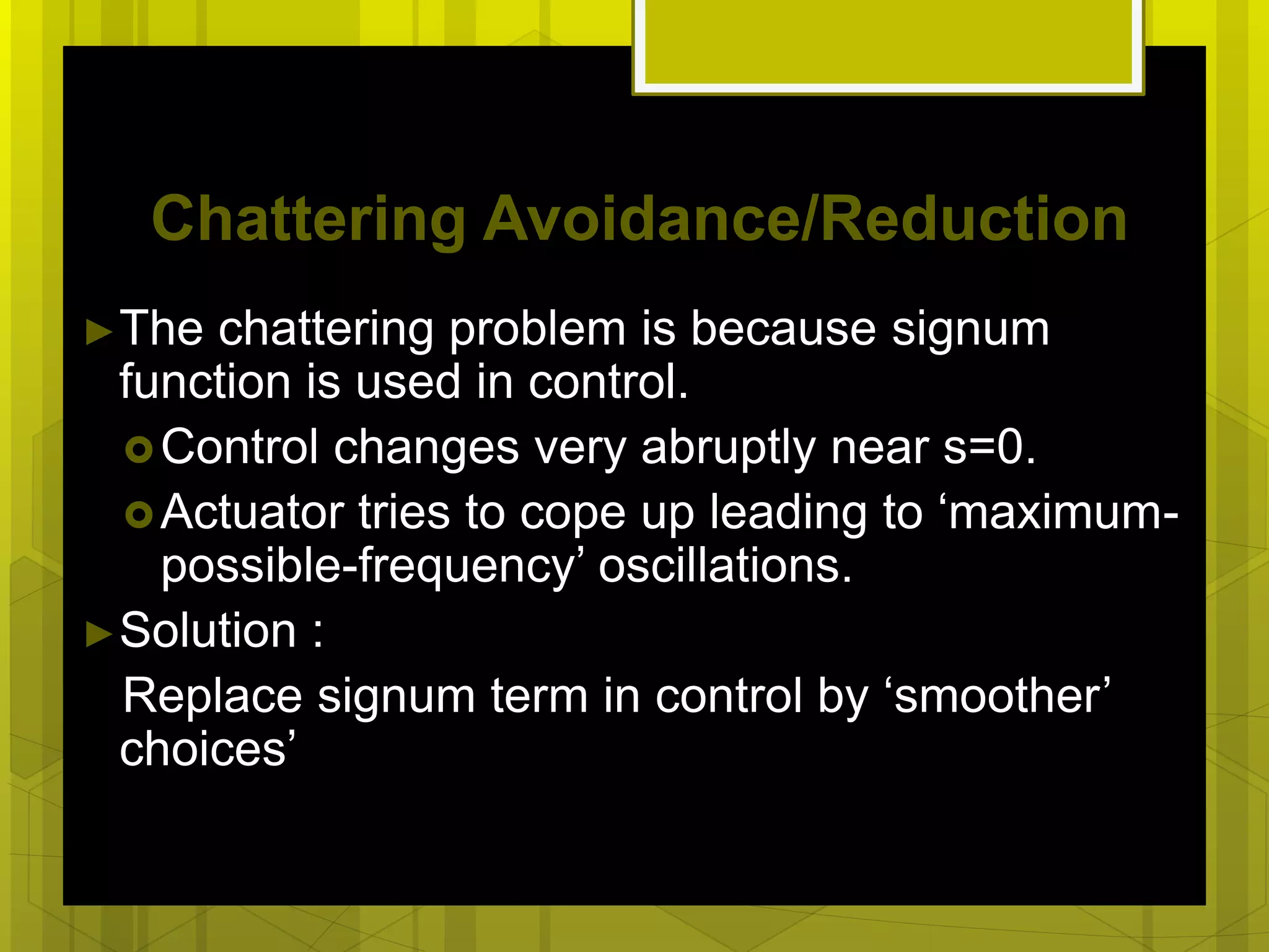 Sliding mode control | PPTX