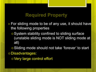 Sliding mode control | PPTX