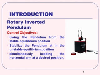 Sliding Mode Control for (RIP) Rotary Inverted Pendulum | PPTX