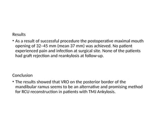 SLIDING RECONSTRUCTION OF THE CONDYLE USING POSTERIOR BORDER.pptx