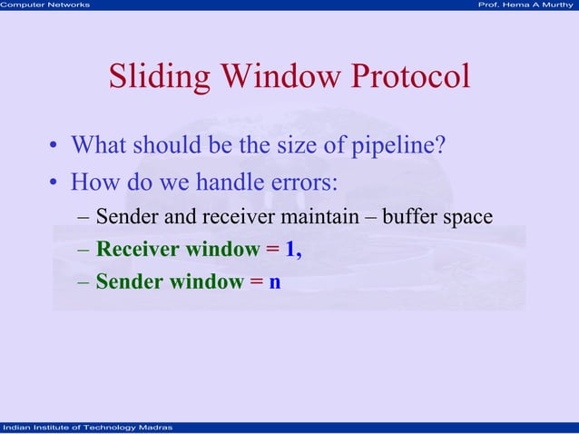 Sliding window | PDF | Computer Networking | Computing