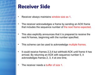 Sliding window protocol | PPT