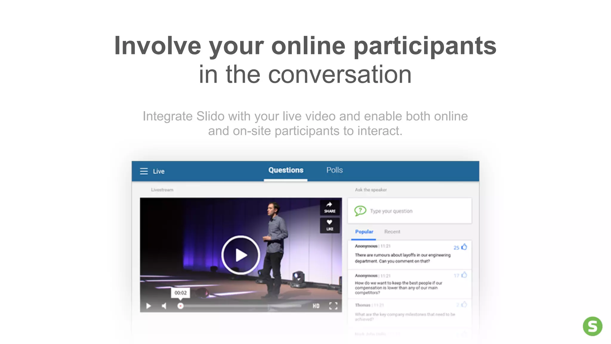 Slido - Audience Interaction Made Easy | PDF