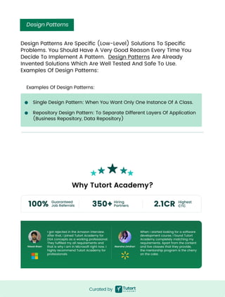 How to Master Development's Solid Principles | Tutort Academy | PDF