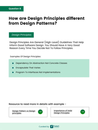 How to Master Development's Solid Principles | Tutort Academy | PDF