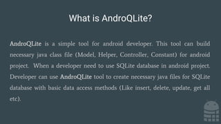 Fastest offline with SQLite | PPTX