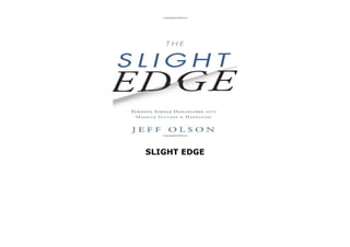 SLIGHT EDGE | PDF