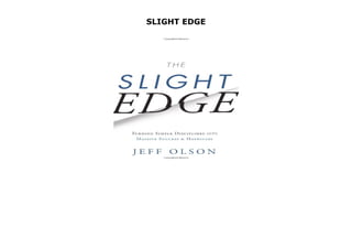 SLIGHT EDGE | PDF
