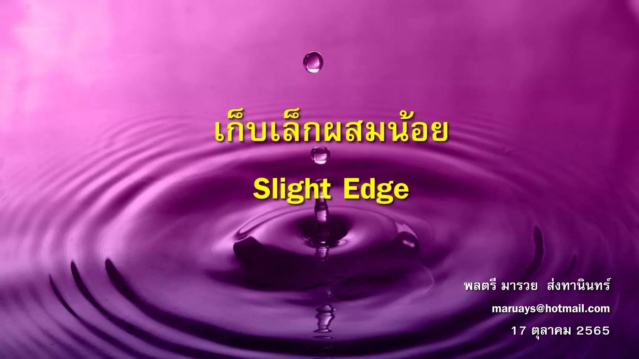 เก็บเล็กผสมน้อย Slight Edge.pdf
