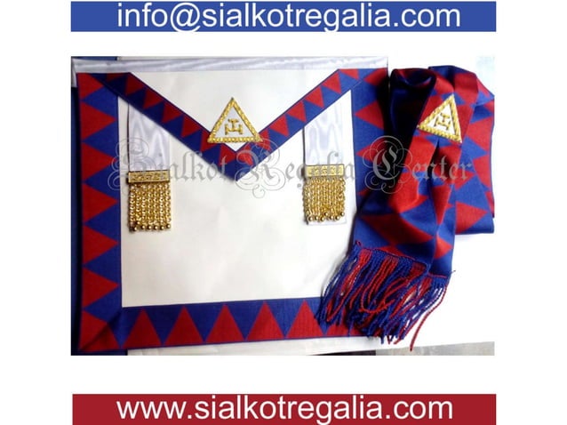 Royal Arch Companion Apron & sash | PPTX