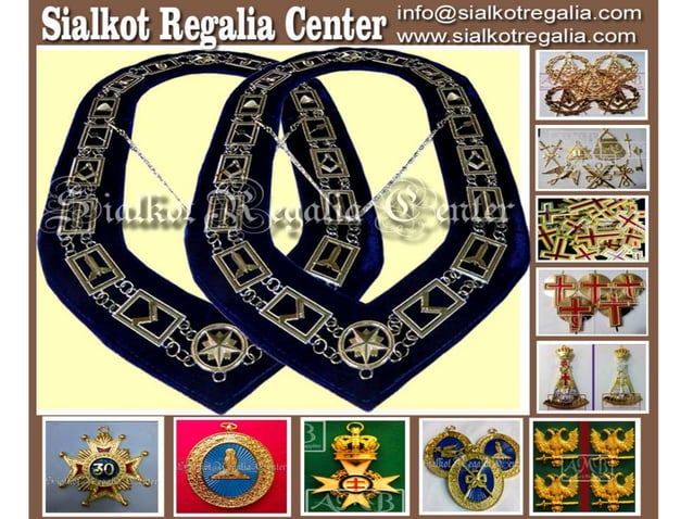 Masonic blue lodge chain collar | PPTX