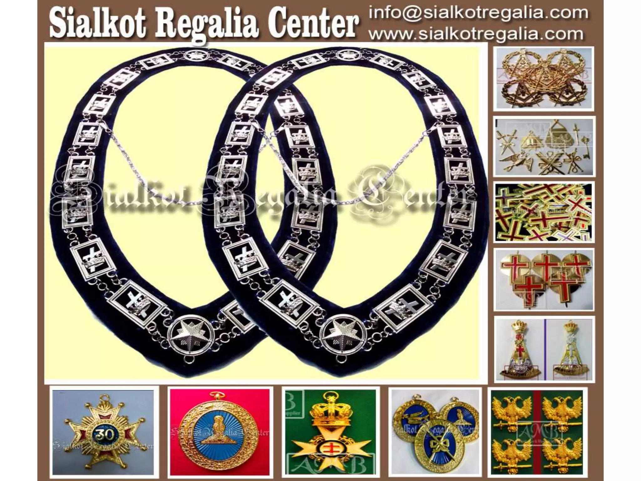 Masonic Knight Templar chain collar-silver | PPTX | Jewelry Making ...