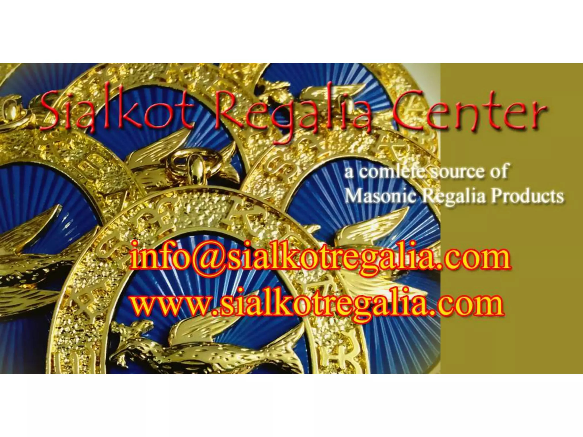 Masonic craft provincial jewels-junior warden | PPTX