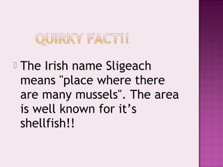 Geography Project - Sligo!!! | PPT