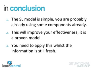 SLII Leadership Model Overview | PPT