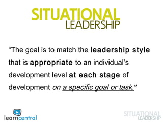 SLII Leadership Model Overview | PPT